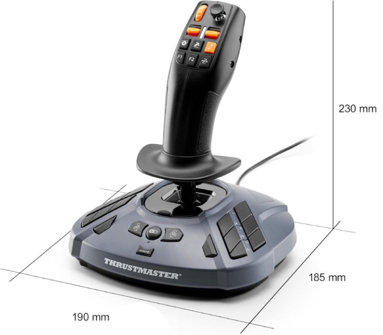 Test du joystick de simulation Thrustmaster SimTask FarmStick ...