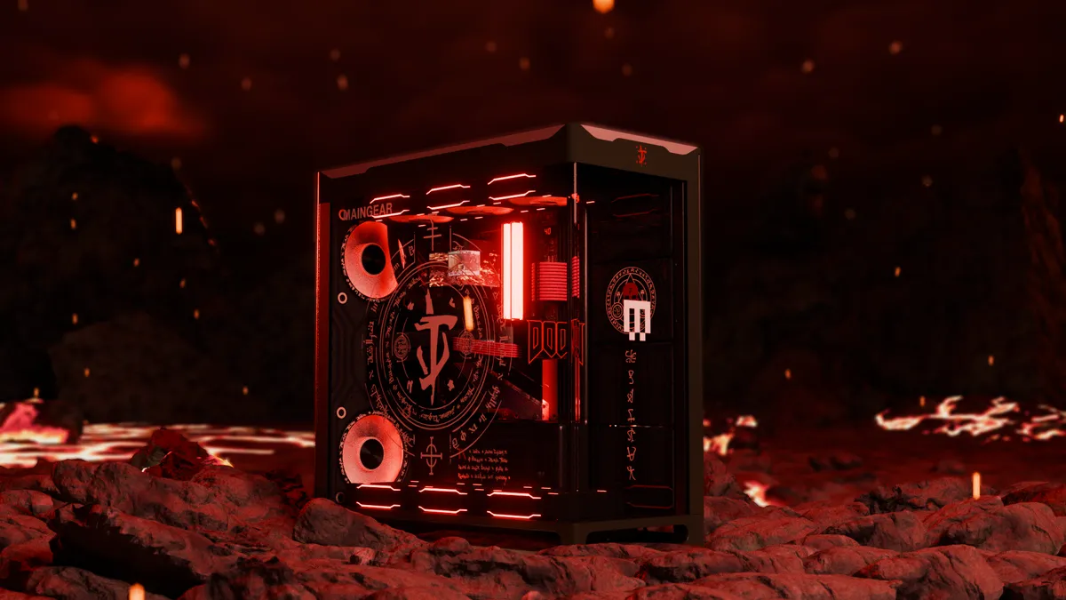 PC gamer Maingear Doom : Hommage à l'iconique jeu